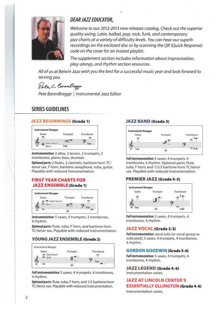 Arranging For Big Band – Earl MacDonald – Composer, Jazz Pianist, Music ...